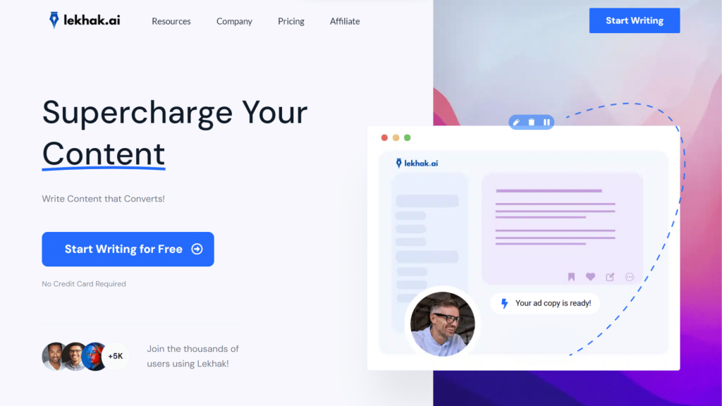 Lekhak - AI Tool - AI Vyx
