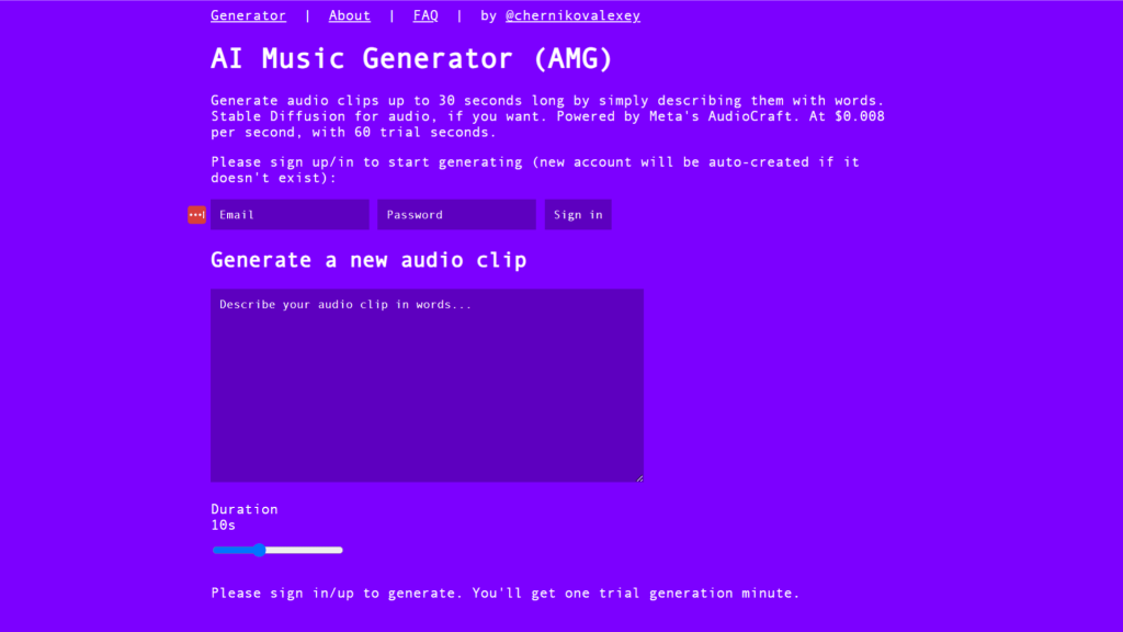 AI Music Generator - AI Tool - AI Vyx