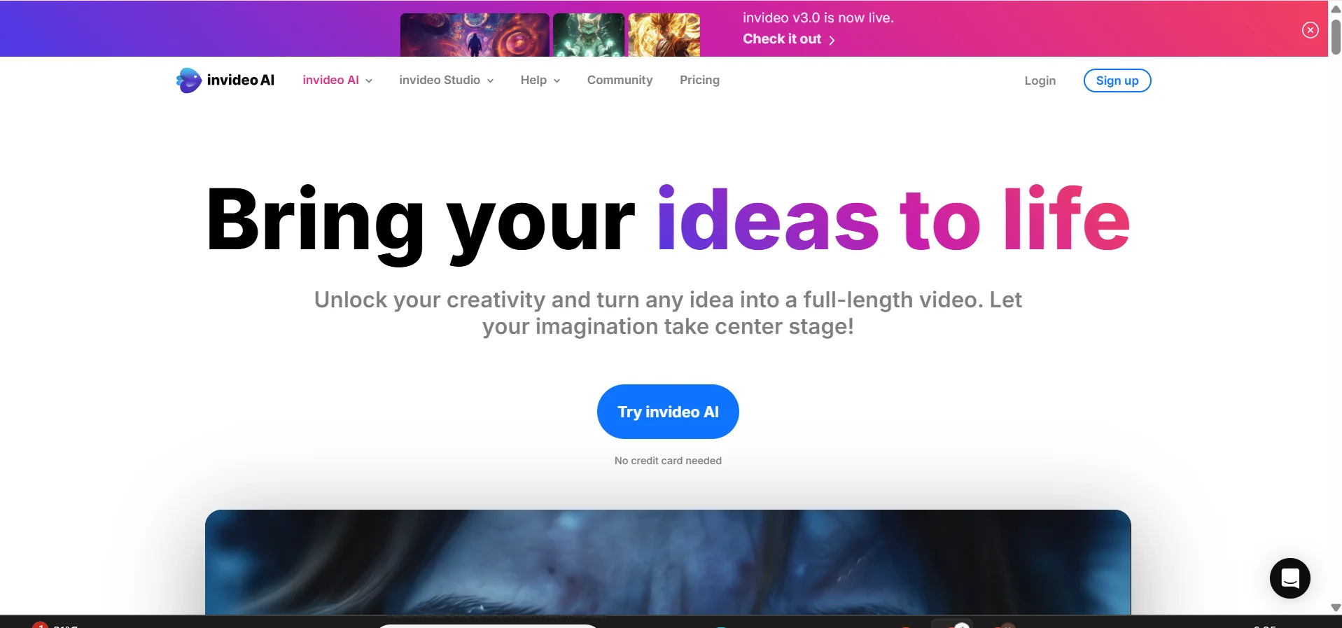 invideo io - AI Tool - AI Vyx